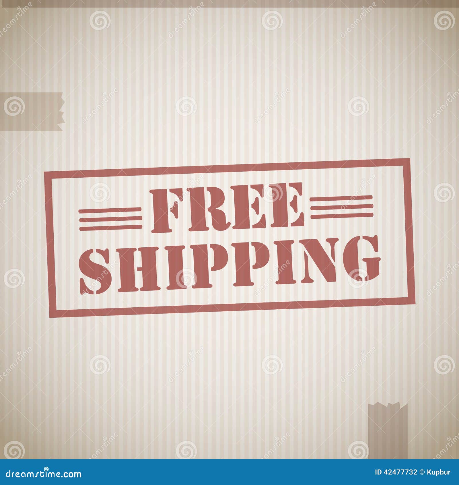 Free Shipping Cardboard Box Texture Stock Vector - Illustration of ...