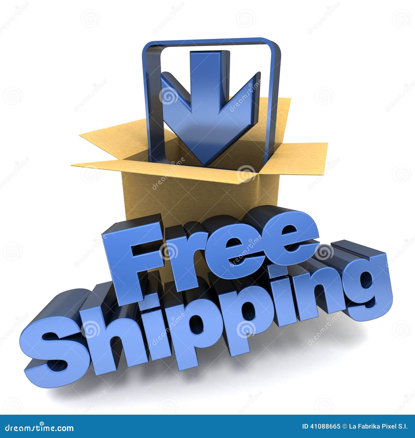 Free shipping stock illustration. Illustration of design - 41088665