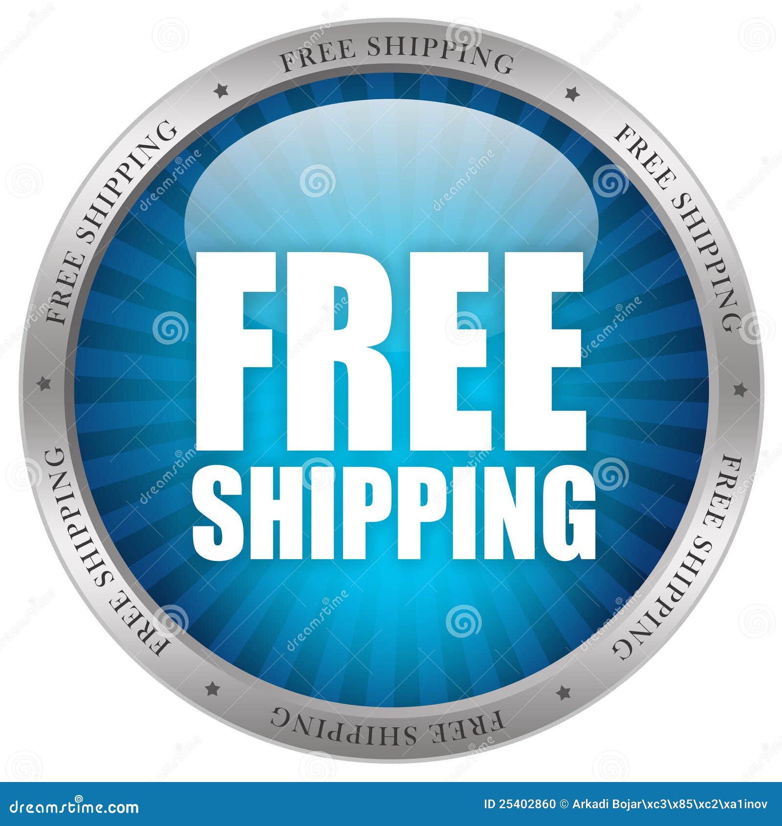 Free shipping icon stock illustration. Illustration of isolated - 25402860