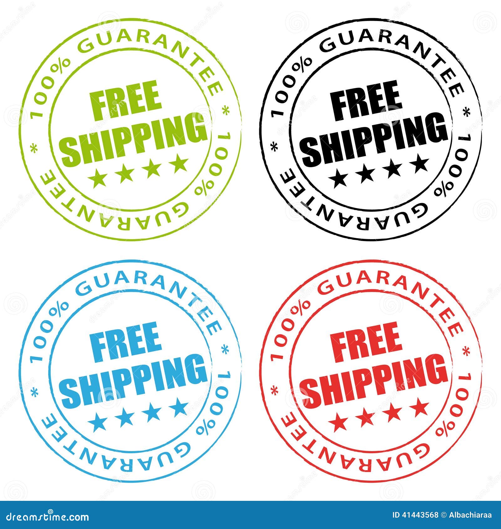 Free shipping stamps. stock vector. Illustration of delivery - 41443568