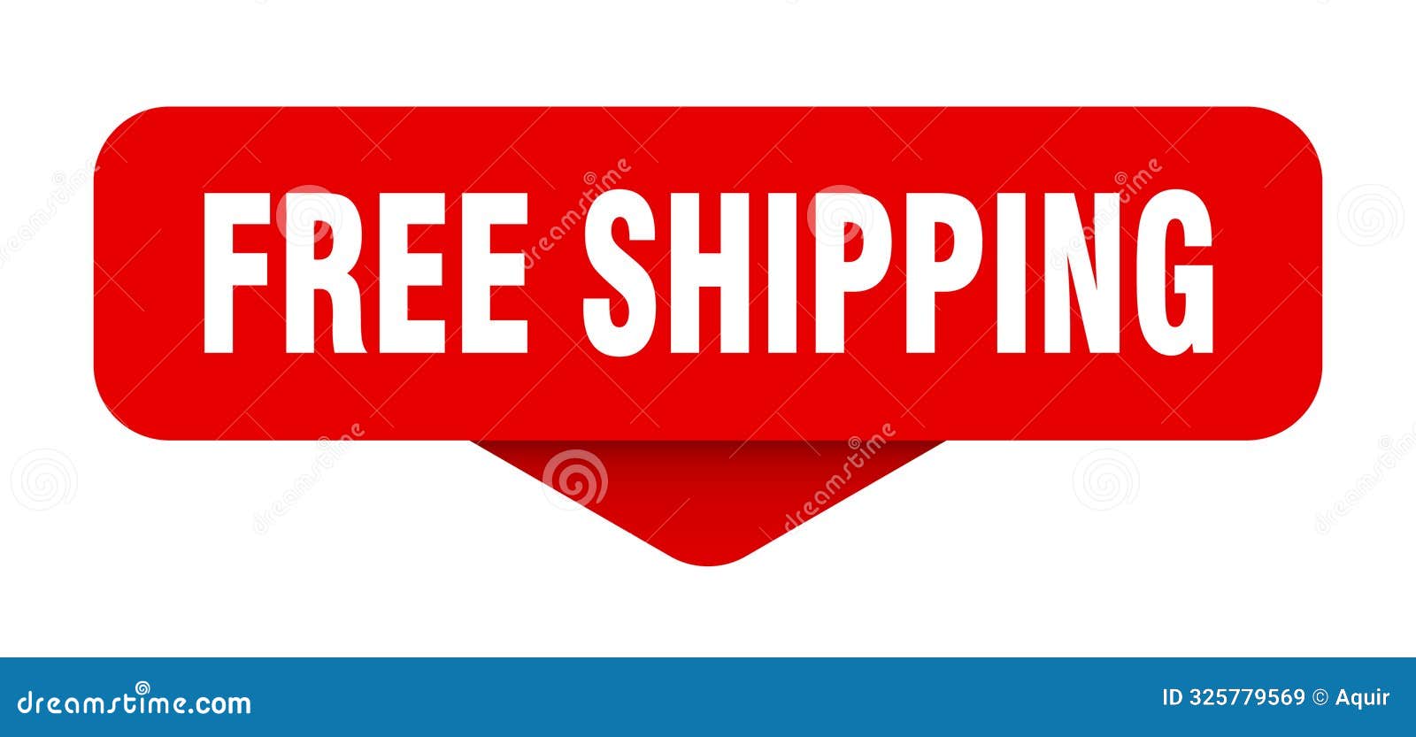 Free Shipping Sticker. Free Shipping Sign on Transparent Background ...