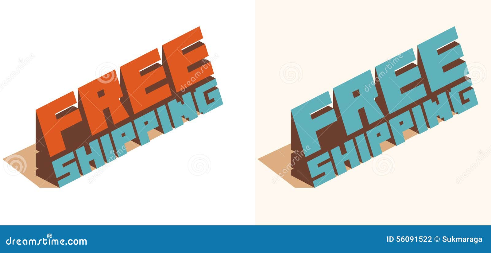 Free shipping text stock illustration. Illustration of parcel - 56091522