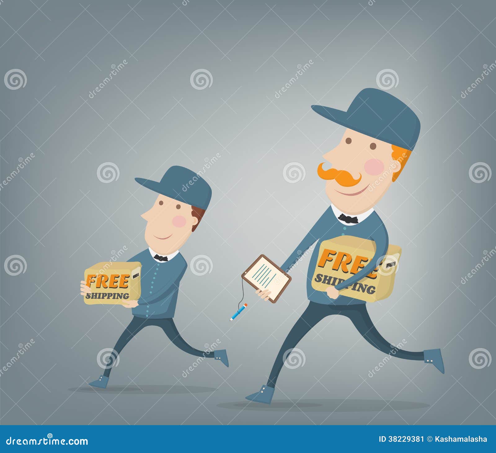 Two Postman Stock Illustrations – 160 Two Postman Stock Illustrations ...