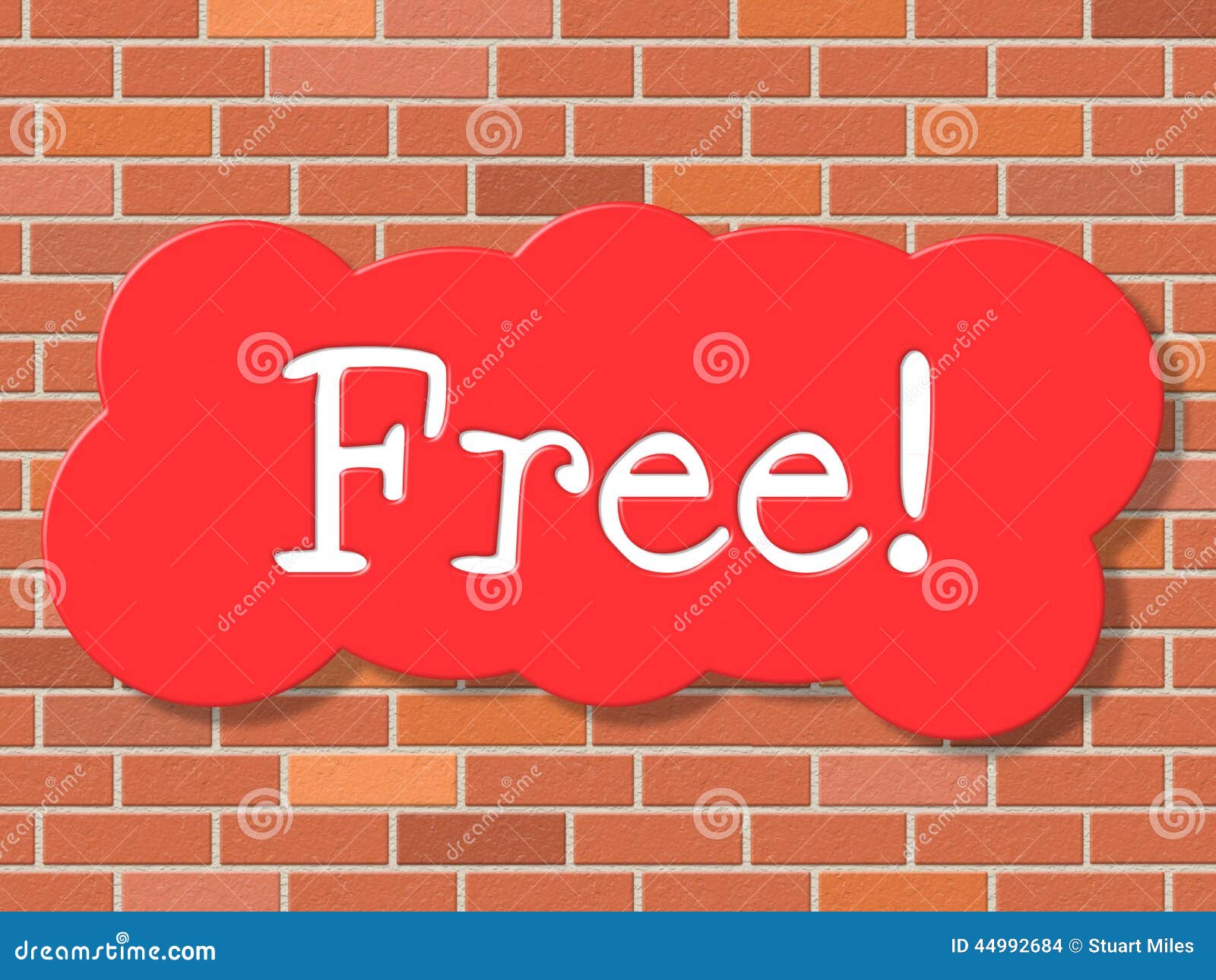 Free Sign Shows with Our Compliments and Display Stock Illustration ...
