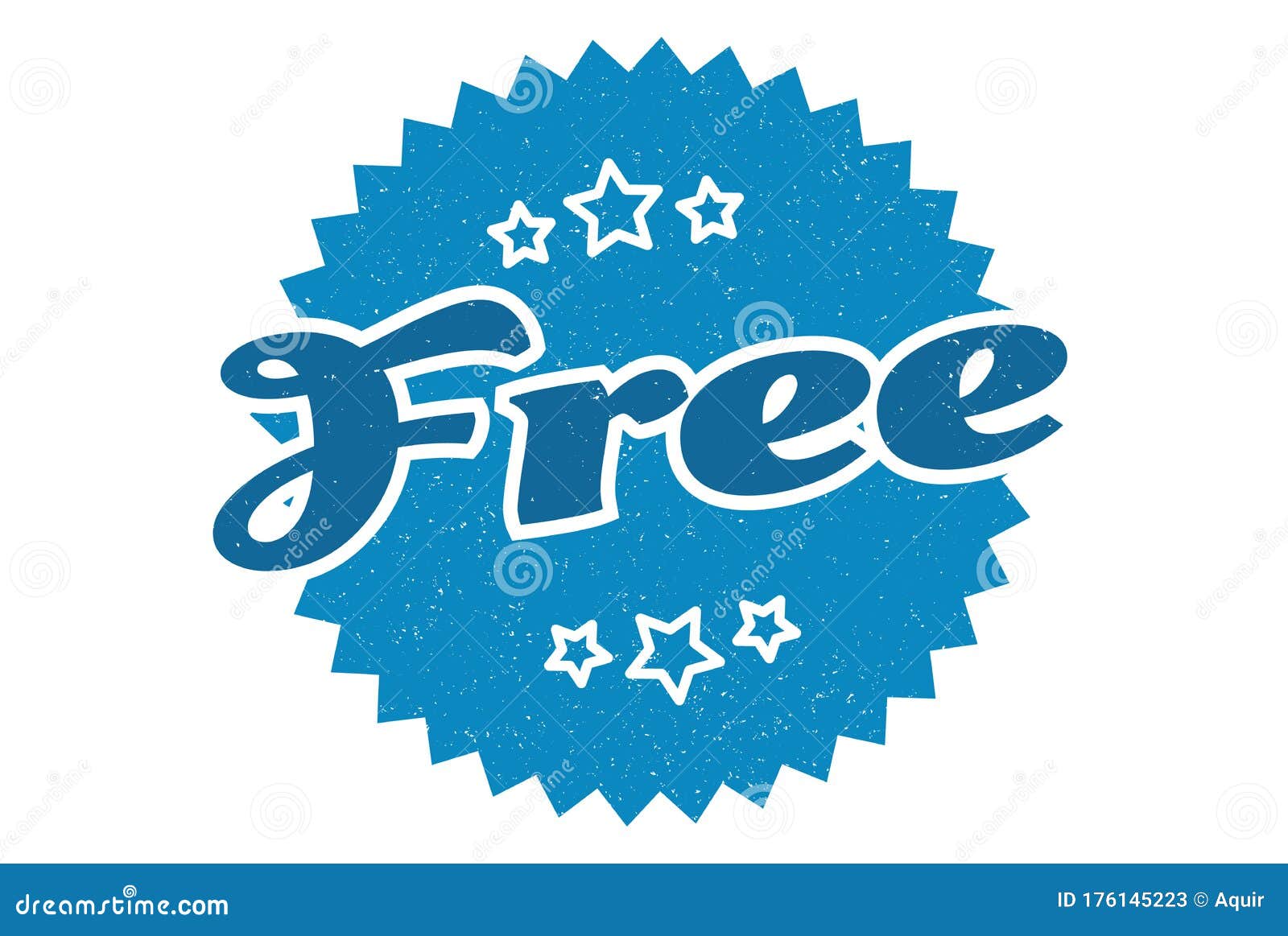 Free Sign. Free Vintage Retro Label Stock Vector - Illustration of ...