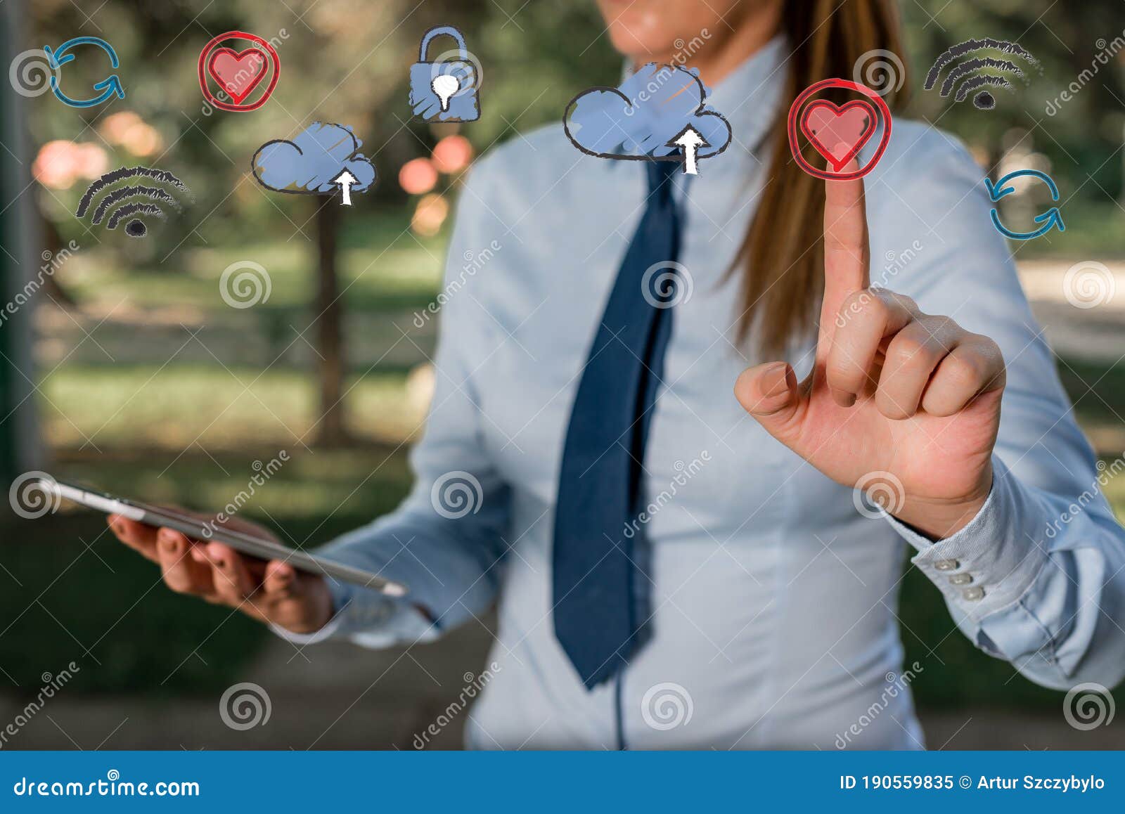 Free Sketch Showing Images of Information Computerization with ...