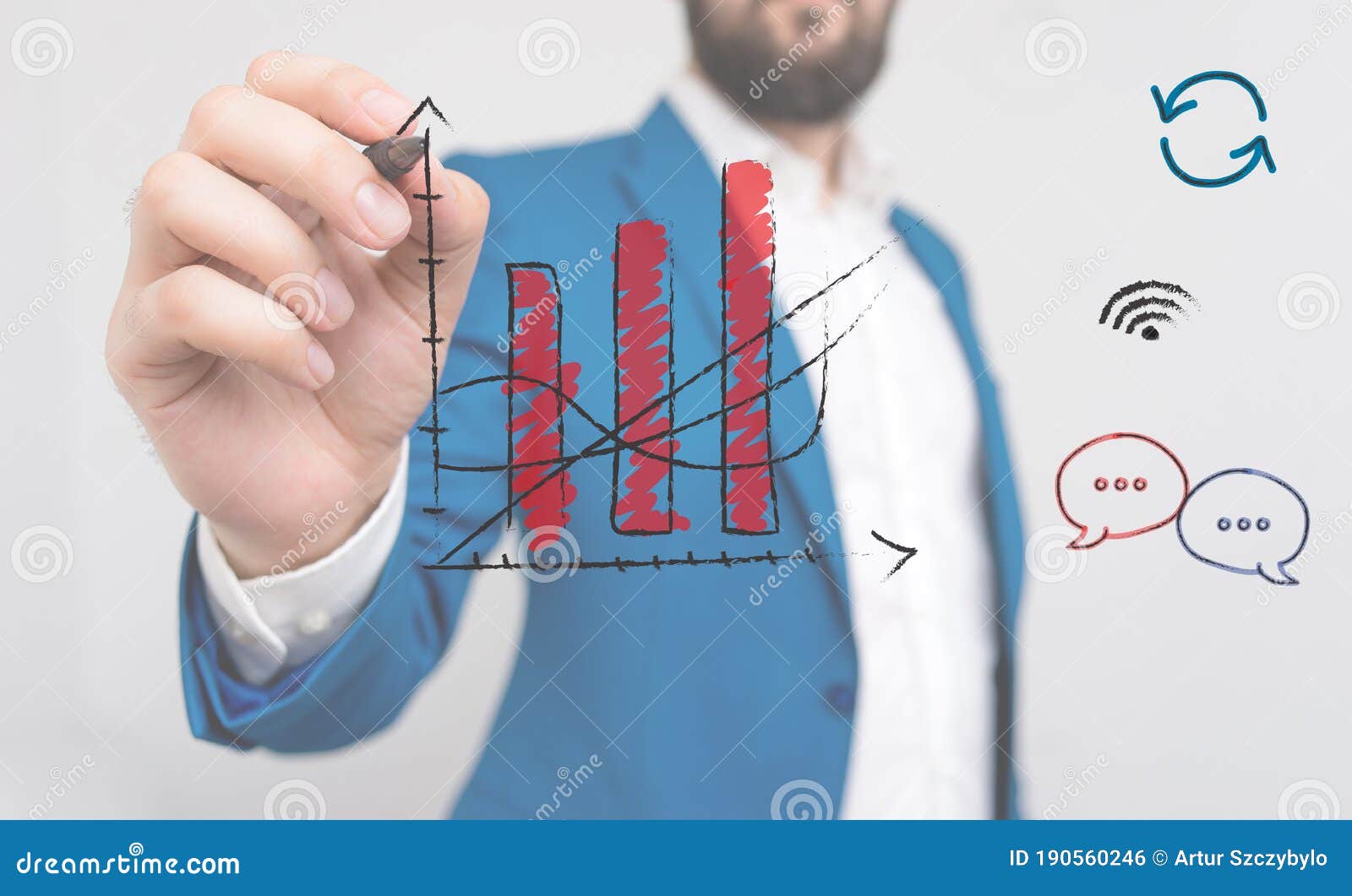 Free Sketch Showing Images of Information Computerization with ...