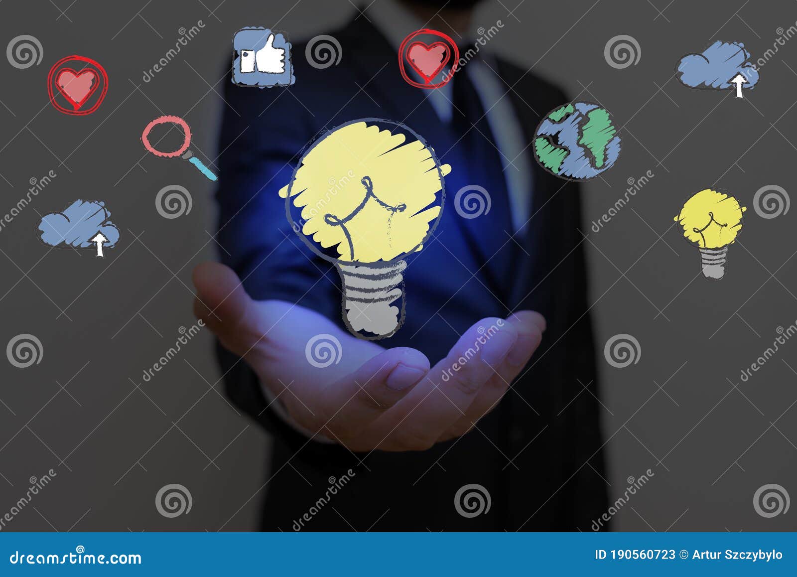 Free Sketch Showing Images of Information Computerization with ...