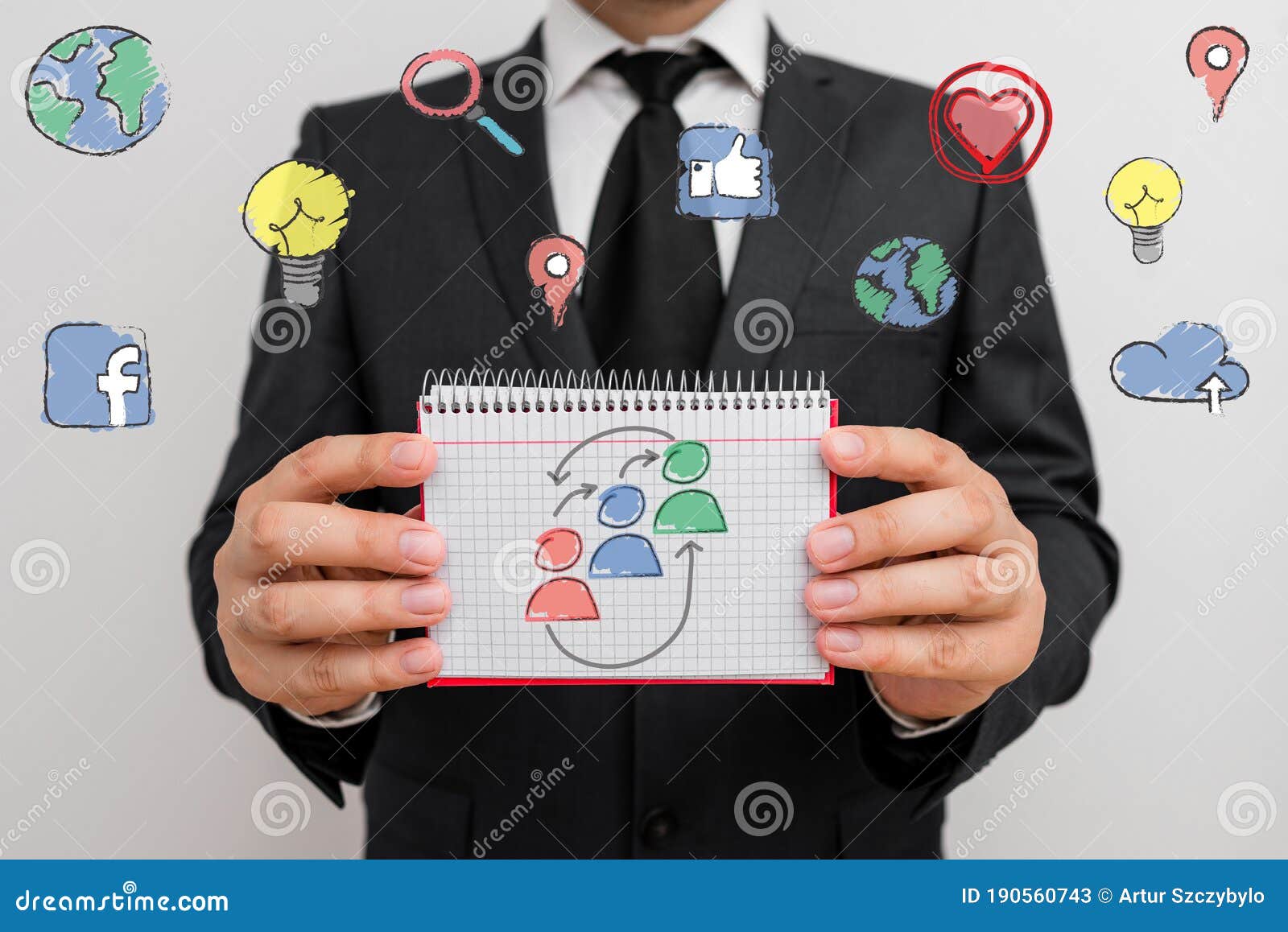 Free Sketch Showing Images of Information Computerization with ...