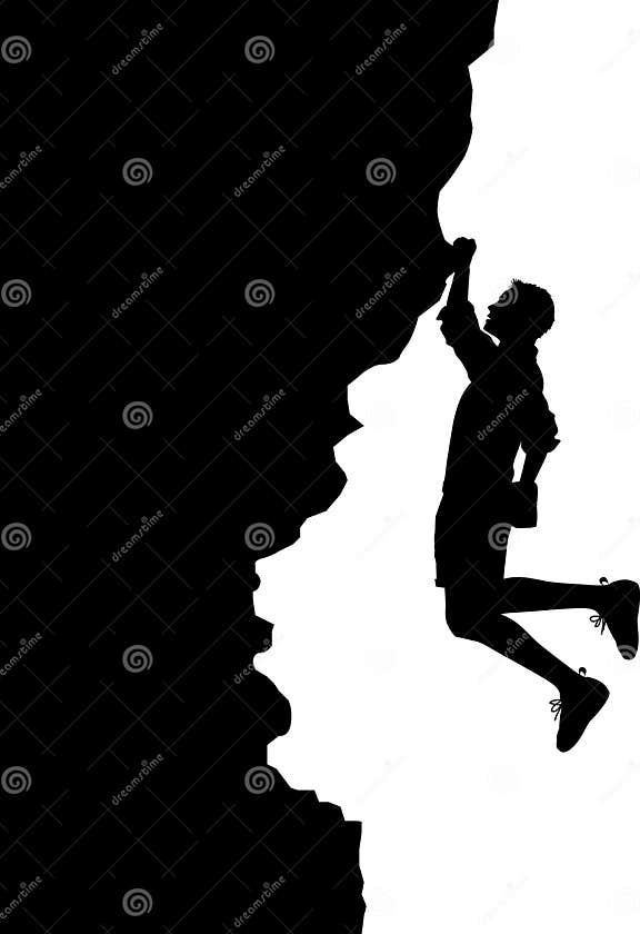 Free-solo_01 stock vector. Illustration of high, boulder - 1229002