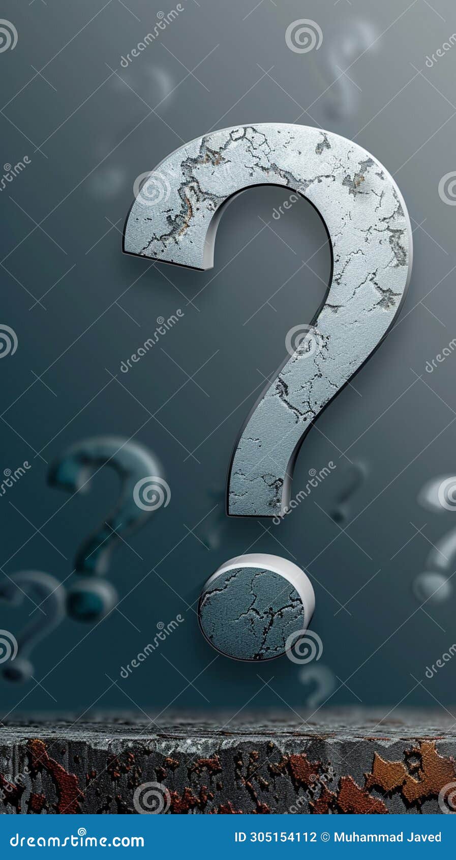 Free Space for Design White Question Mark on a Background Stock ...