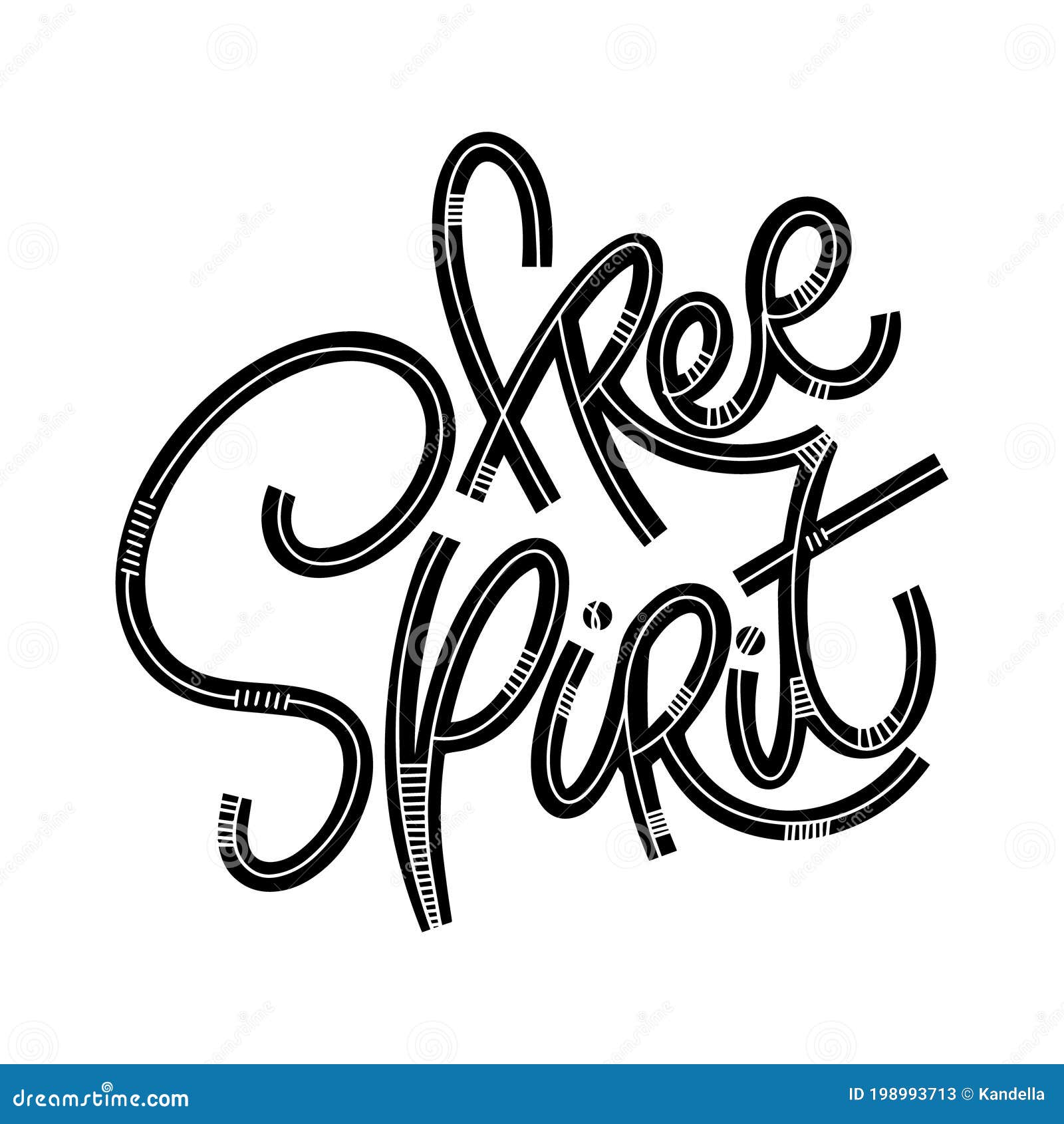 Free Spirit Lettering in Doodle Style. Stock Vector - Illustration of ... Free Spirit Lettering in Doodle Style. Stock Vector - Illustration of ...
