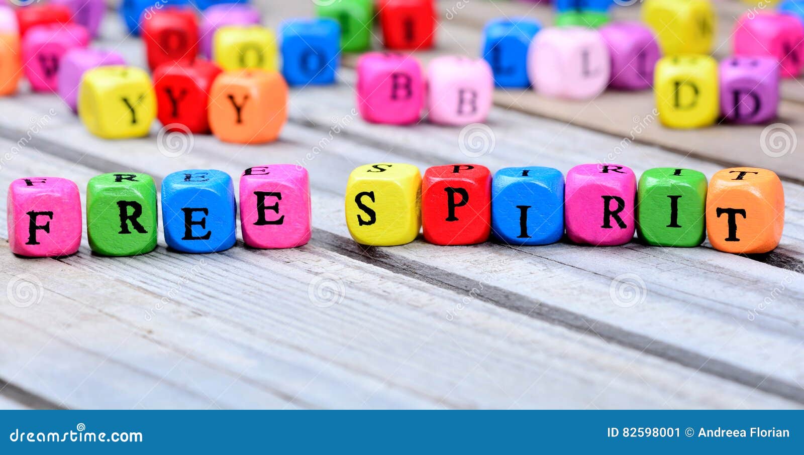 Free spirit words on table stock image. Image of learn - 82598001