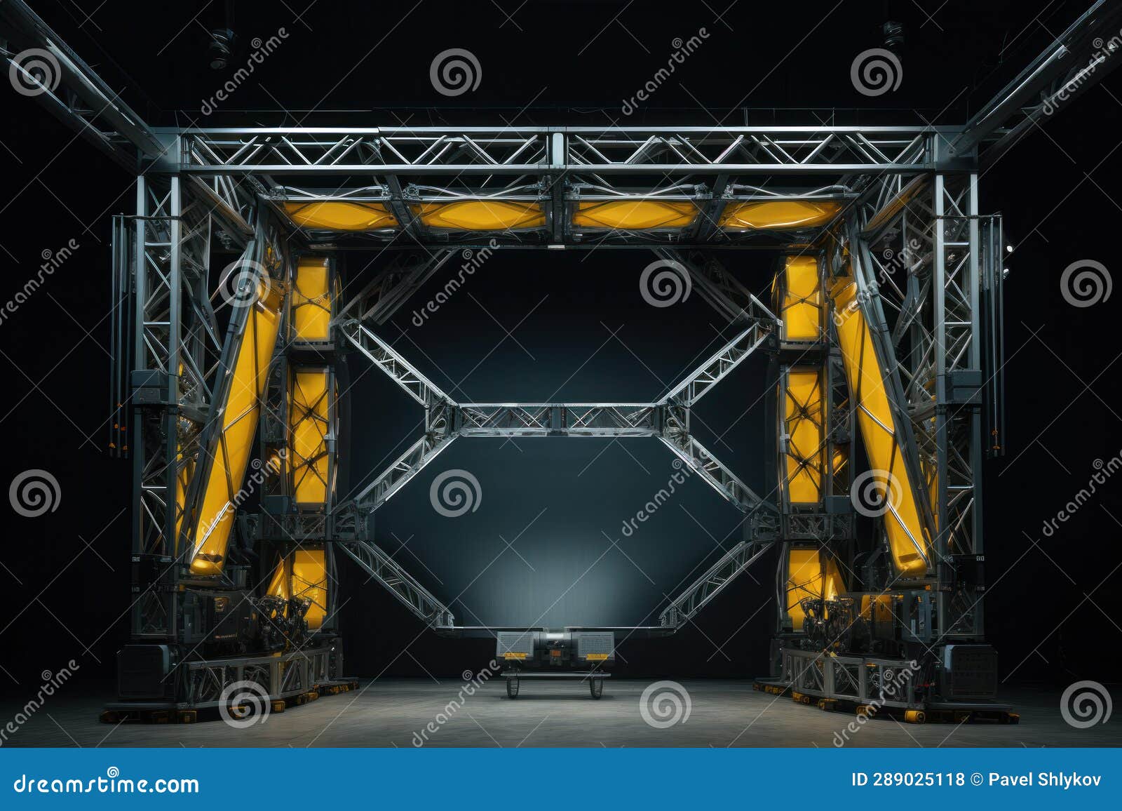 Free Stage with Color Lights, Lighting Devices. Stock Photo - Image of ...