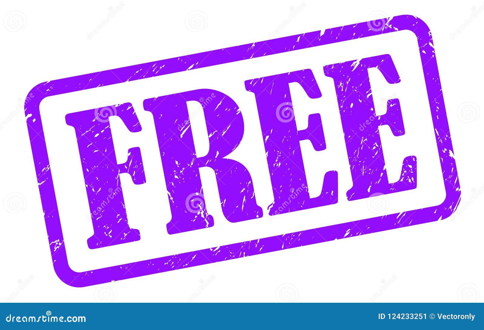 Free stamp vector stock vector. Illustration of grunge - 124233251