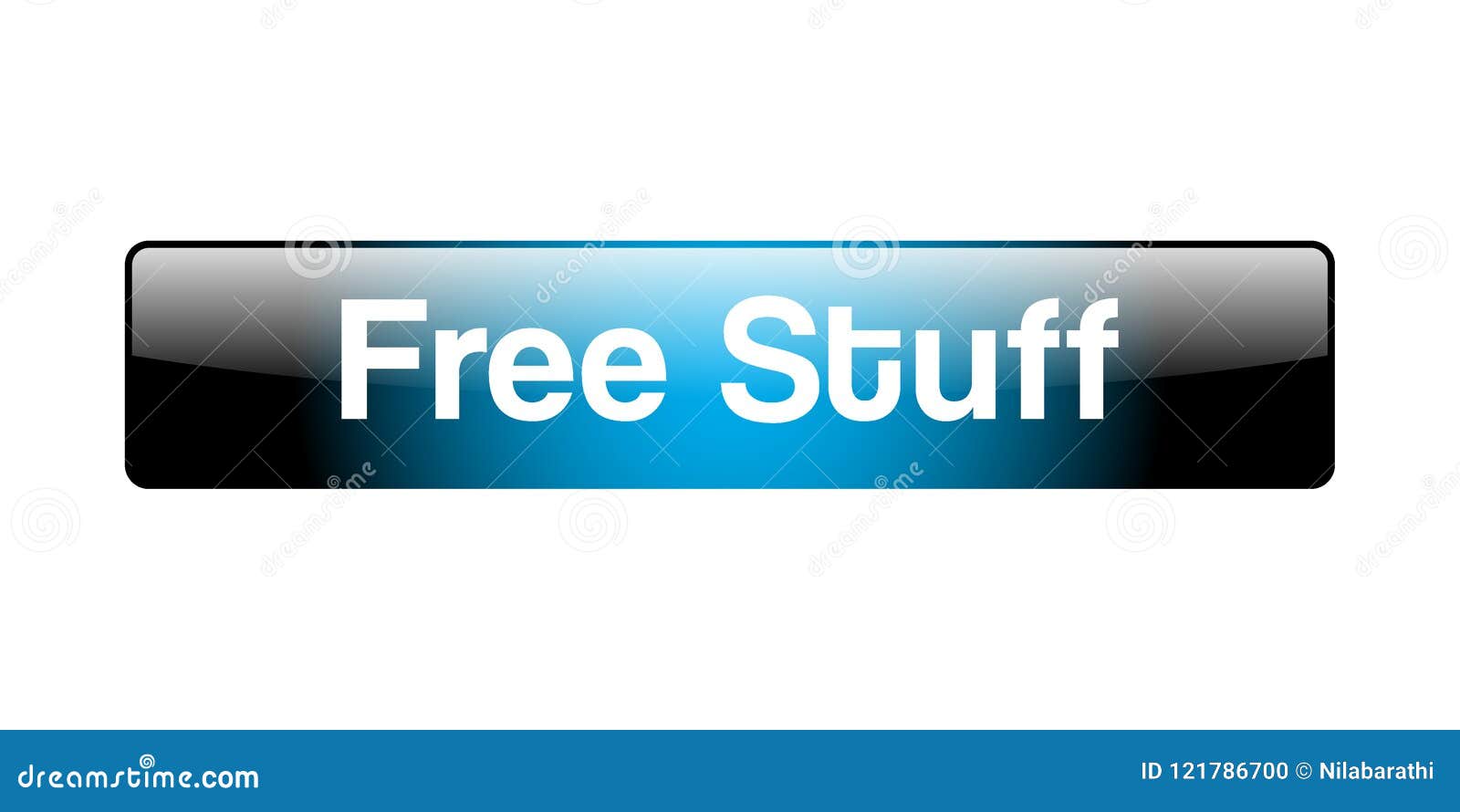 Free stuff button stock illustration. Illustration of isolated - 121786700