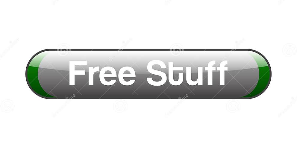 Free stuff button stock illustration. Illustration of freedom - 121786911