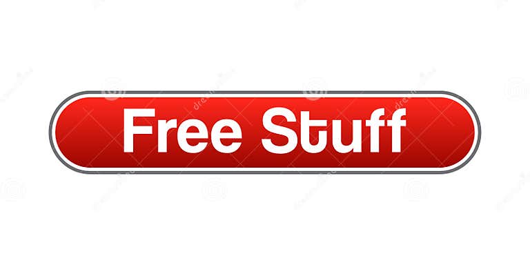 Free stuff button stock illustration. Illustration of insignia - 121787120