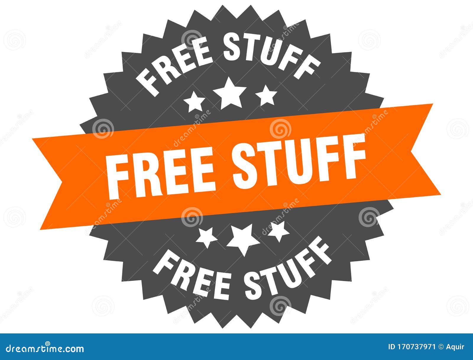 Free Stuff Sign. Free Stuff Circular Band Label. Free Stuff Sticker ...