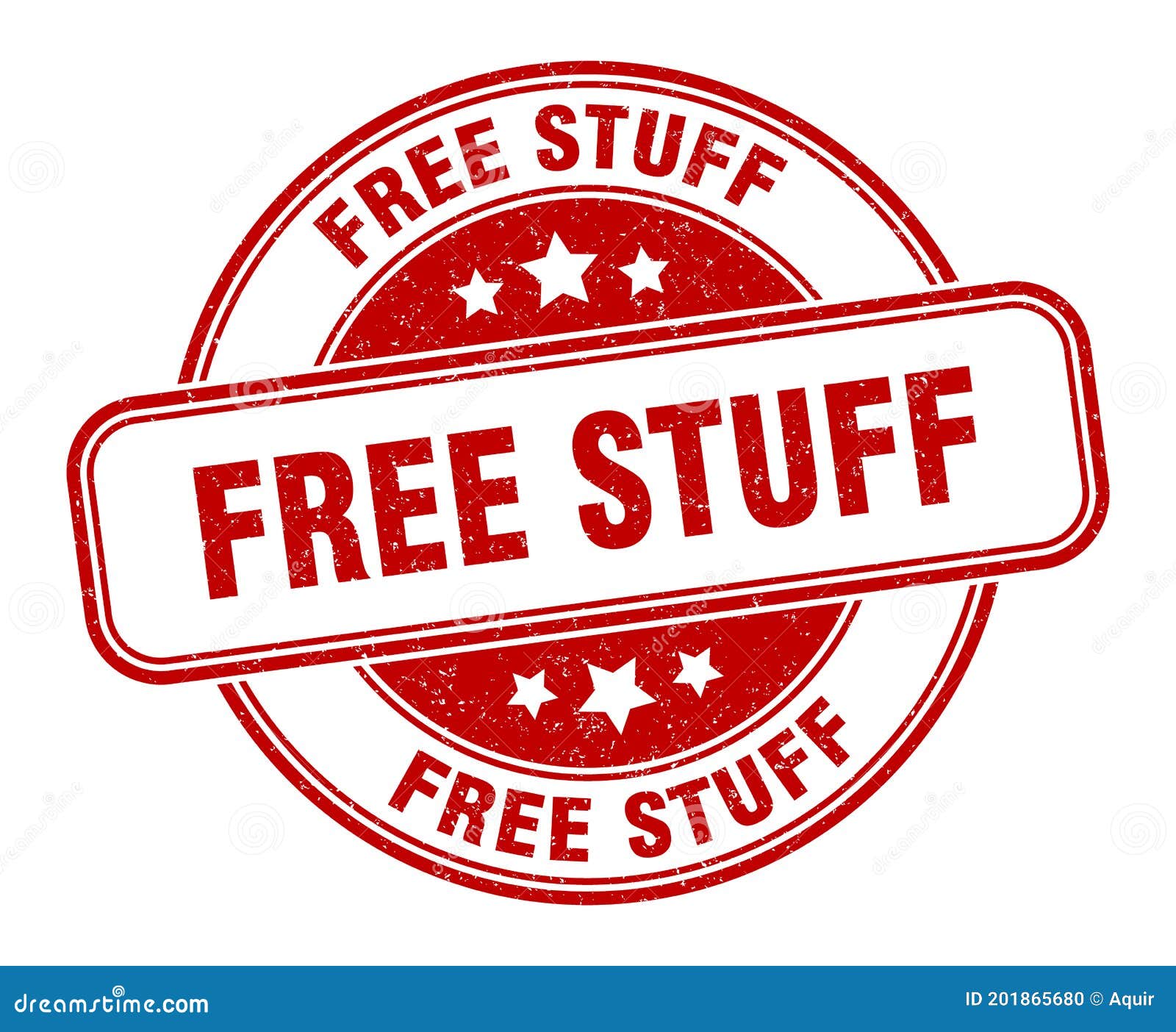 Free Stuff Stamp. Free Stuff Round Grunge Sign Stock Vector ...