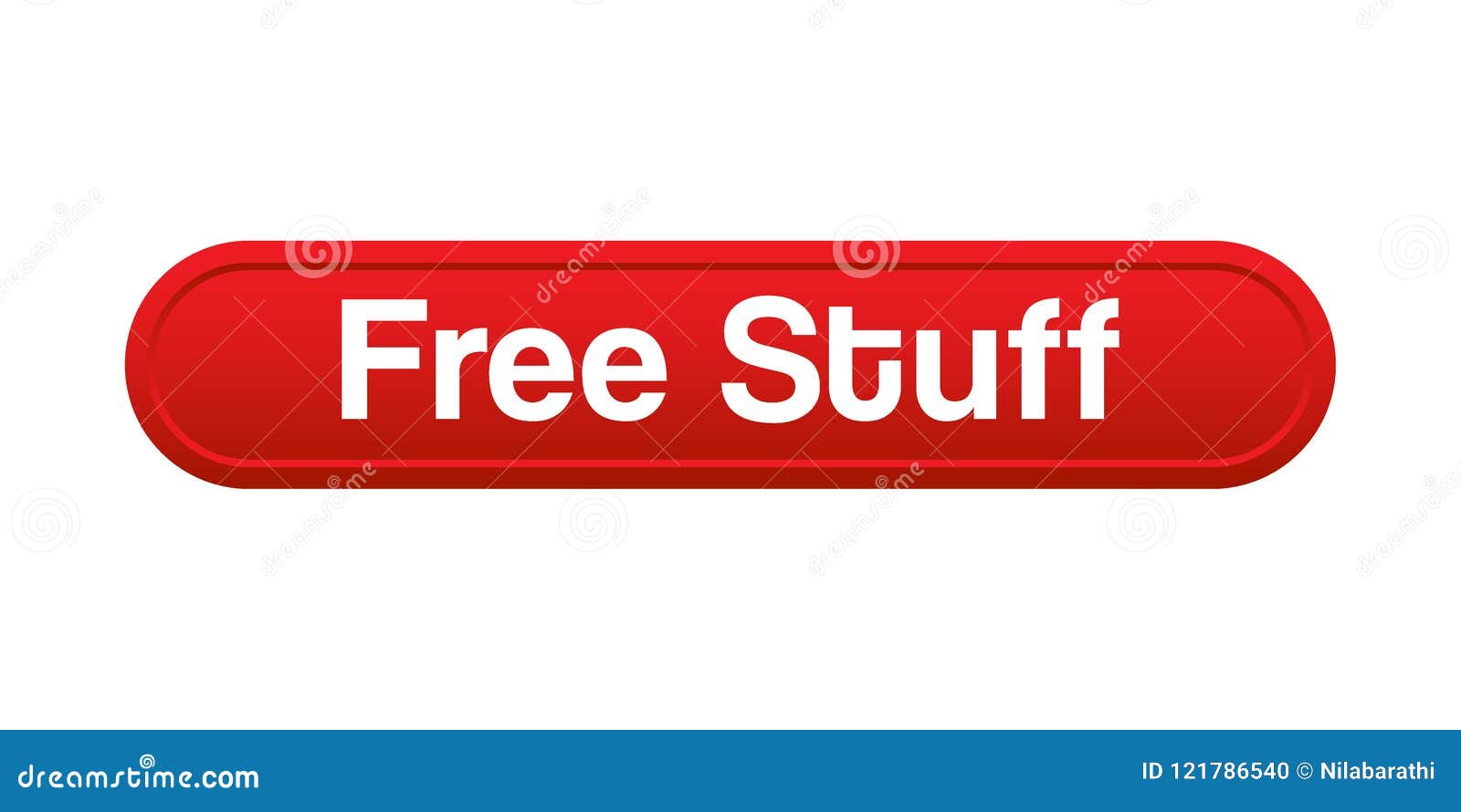 Free stuff button stock illustration. Illustration of corner - 121786540