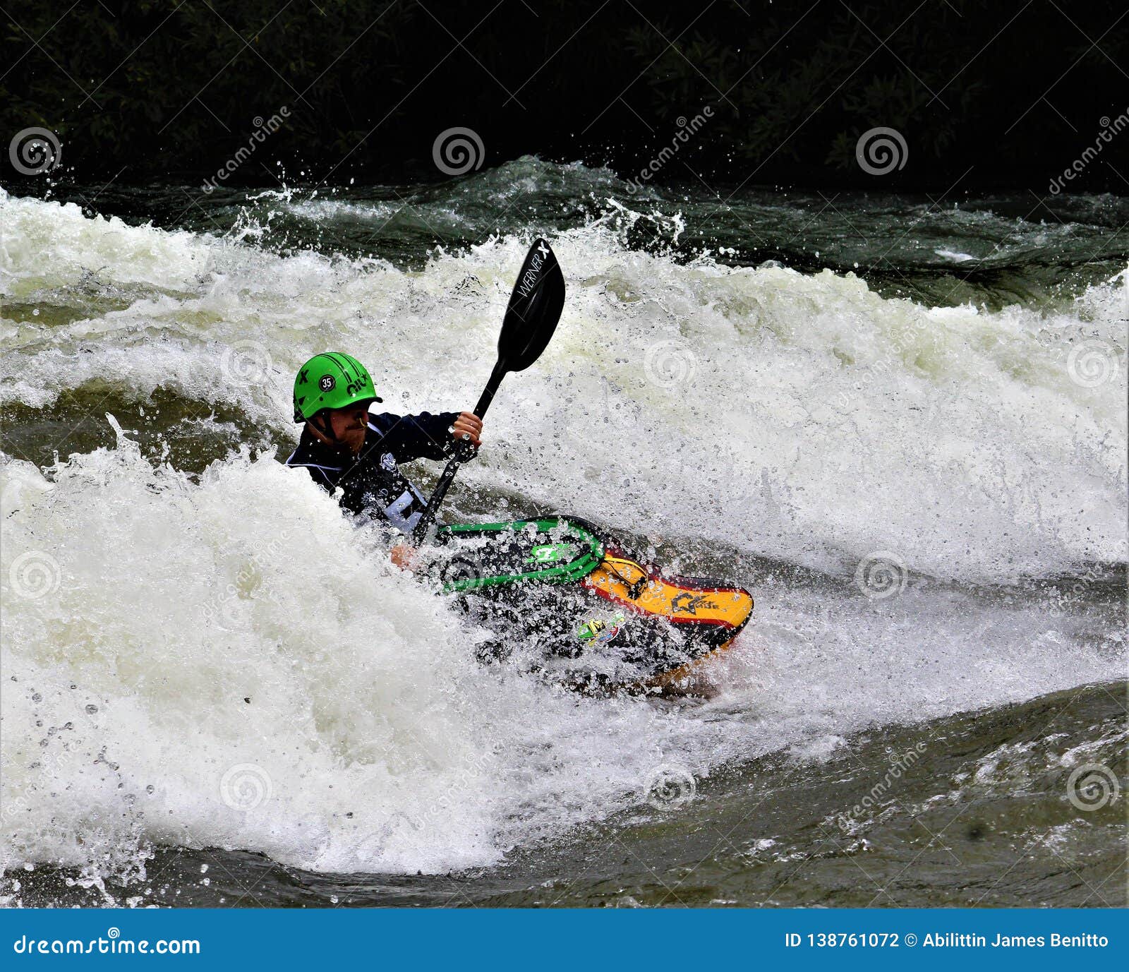 Free style kayaking editorial photography. Image of water - 138761072