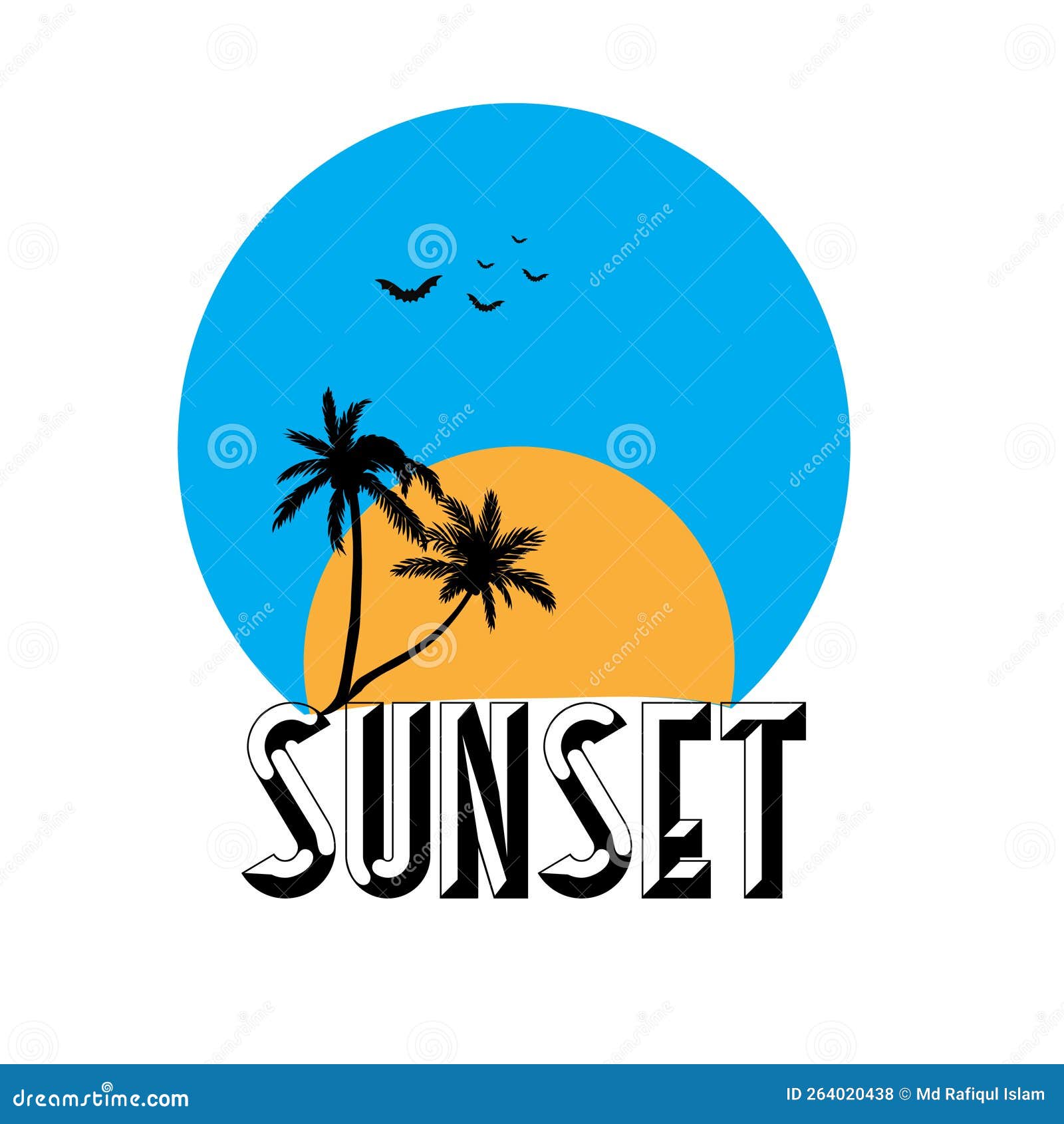 Free Sunset Color Vector Design Stock Vector - Illustration of circle ...