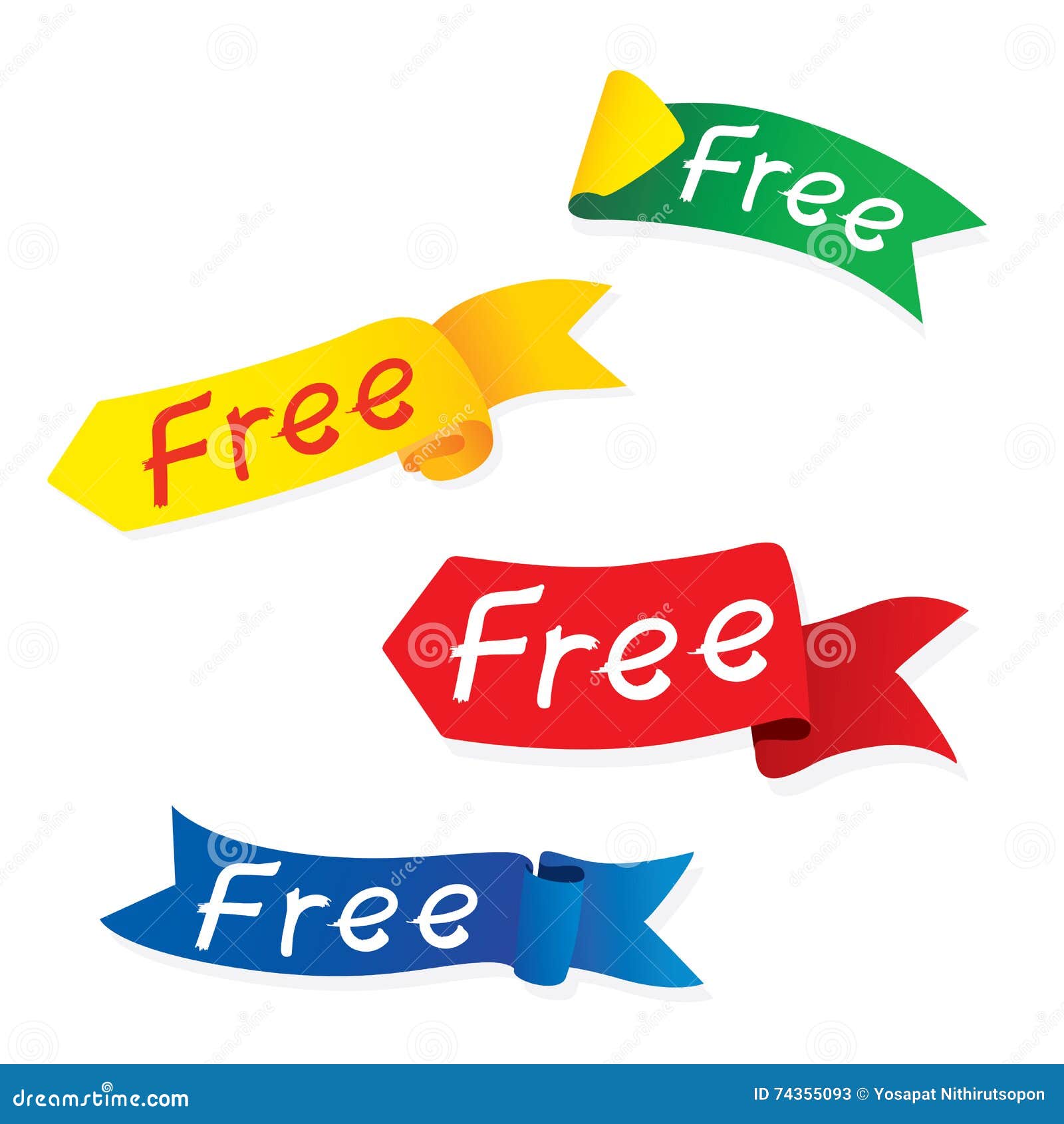 Free tag stock vector. Illustration of market, button - 74355093