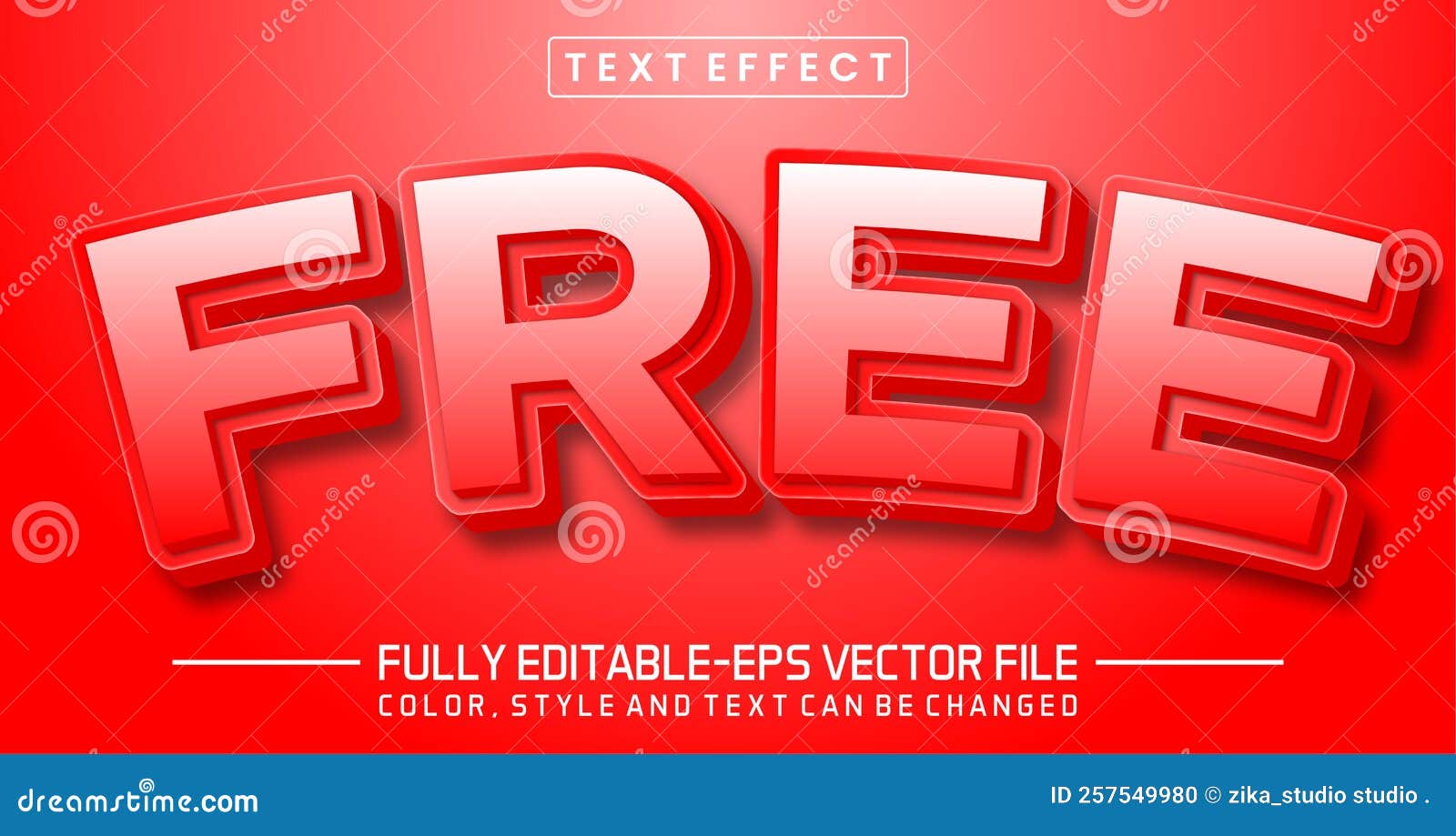 Free Text Editable Style Effect Stock Vector - Illustration of ...