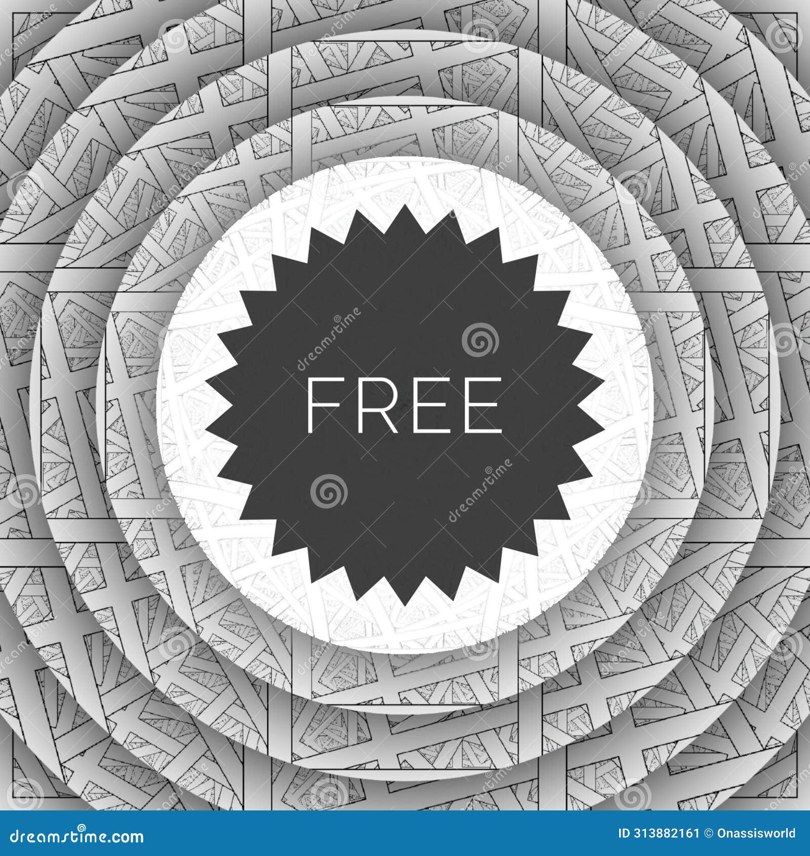 Free Text Web Graphic Design Template Circles Stock Illustration ...