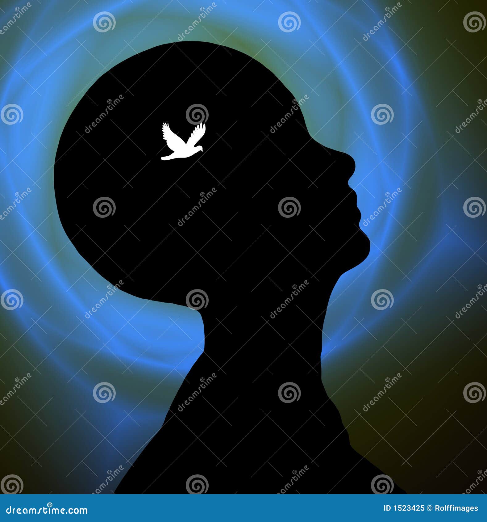 Free Thinking stock illustration. Illustration of prayer - 1523425