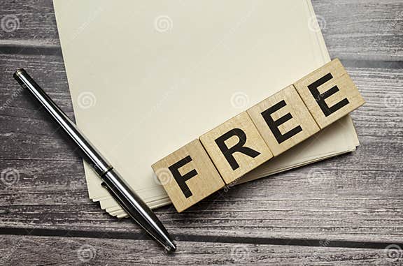 Free Time, Word Cube with White Background Stock Image - Image of ...