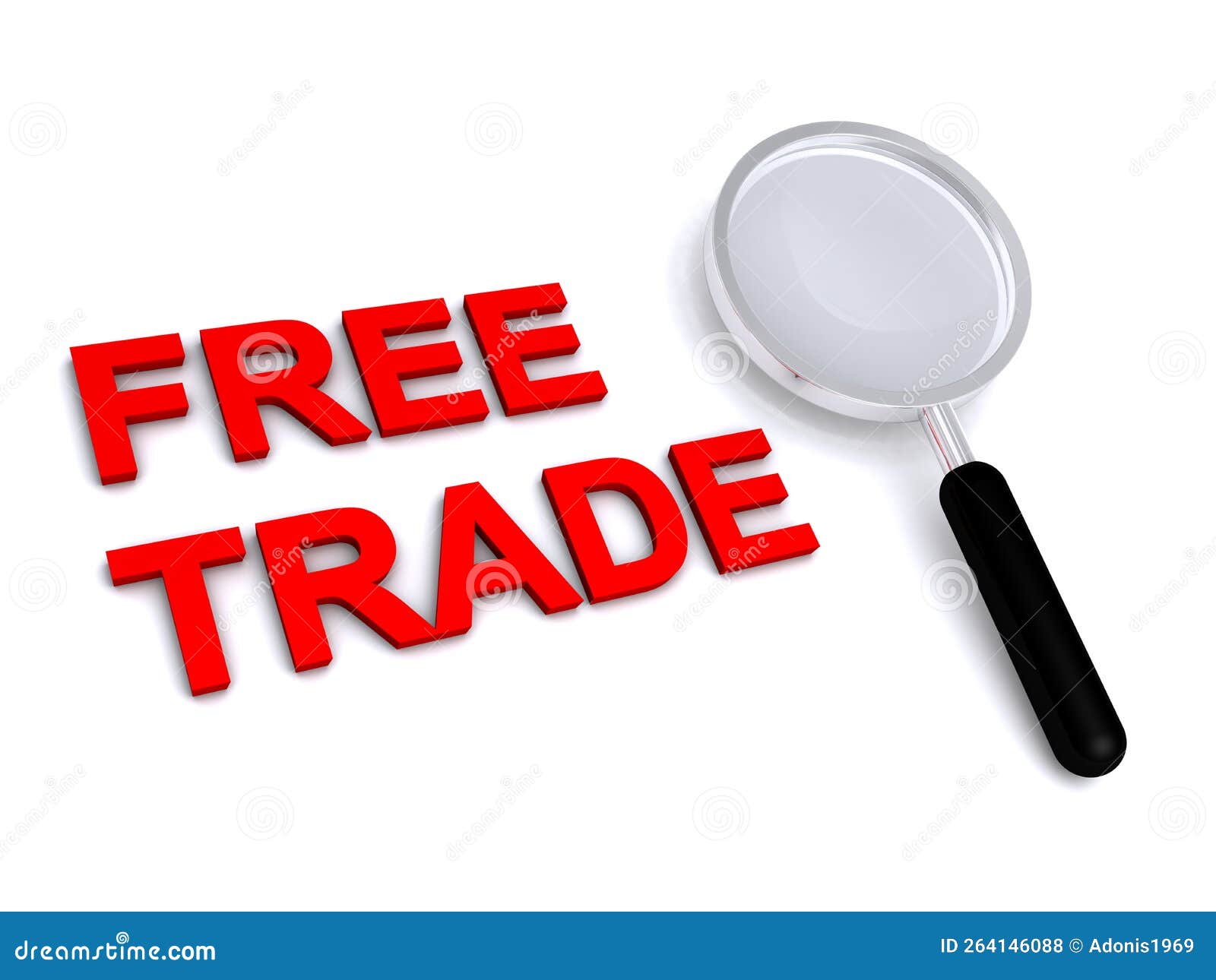 FREE TRADE DAY AMERICA Vector Illustration | CartoonDealer.com #276756170