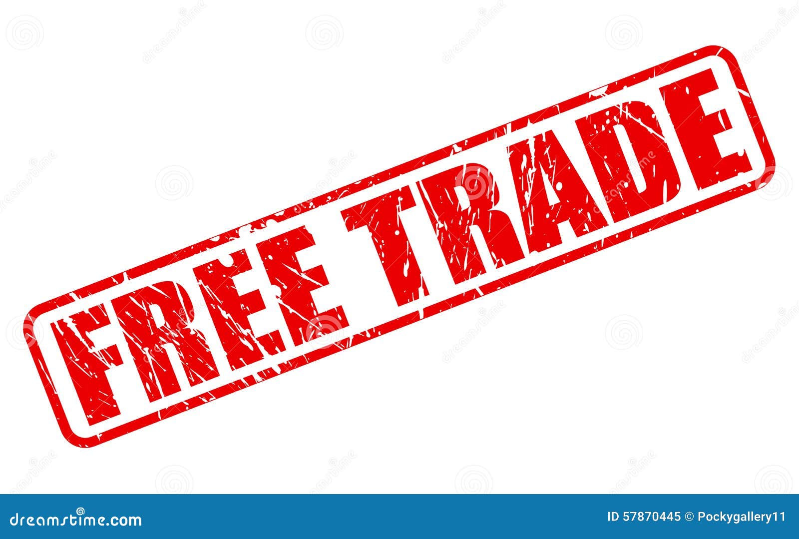 Free trade red stamp text stock illustration. Illustration of rubber ...
