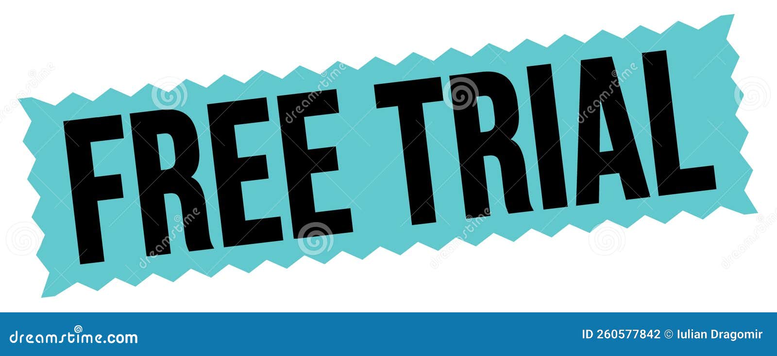 FREE TRIAL Text Written on Blue-black Zig-zag Stamp Stock Illustration ... FREE TRIAL Text Written on Blue-black Zig-zag Stamp Stock Illustration ...
