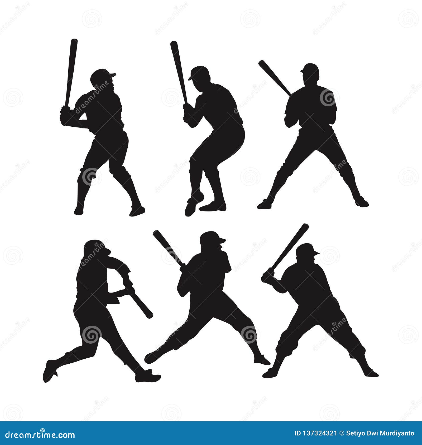 Free Vector Baseball Player Illustrations Stock Illustration ...