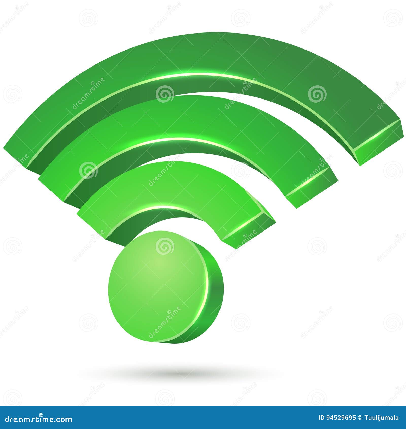 Free Wi-Fi access zone stock vector. Illustration of icon - 94529695