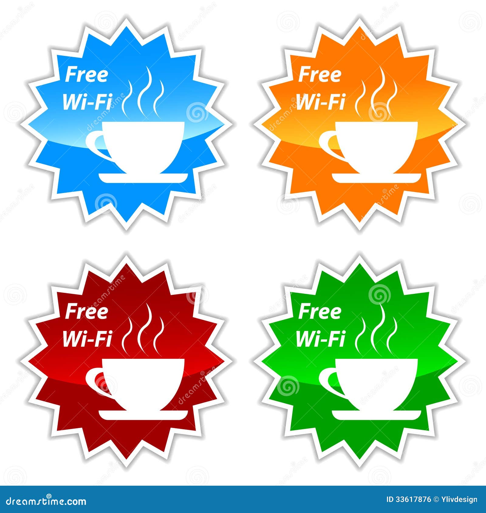 Free wi-fi vector labels stock vector. Illustration of info - 33617876