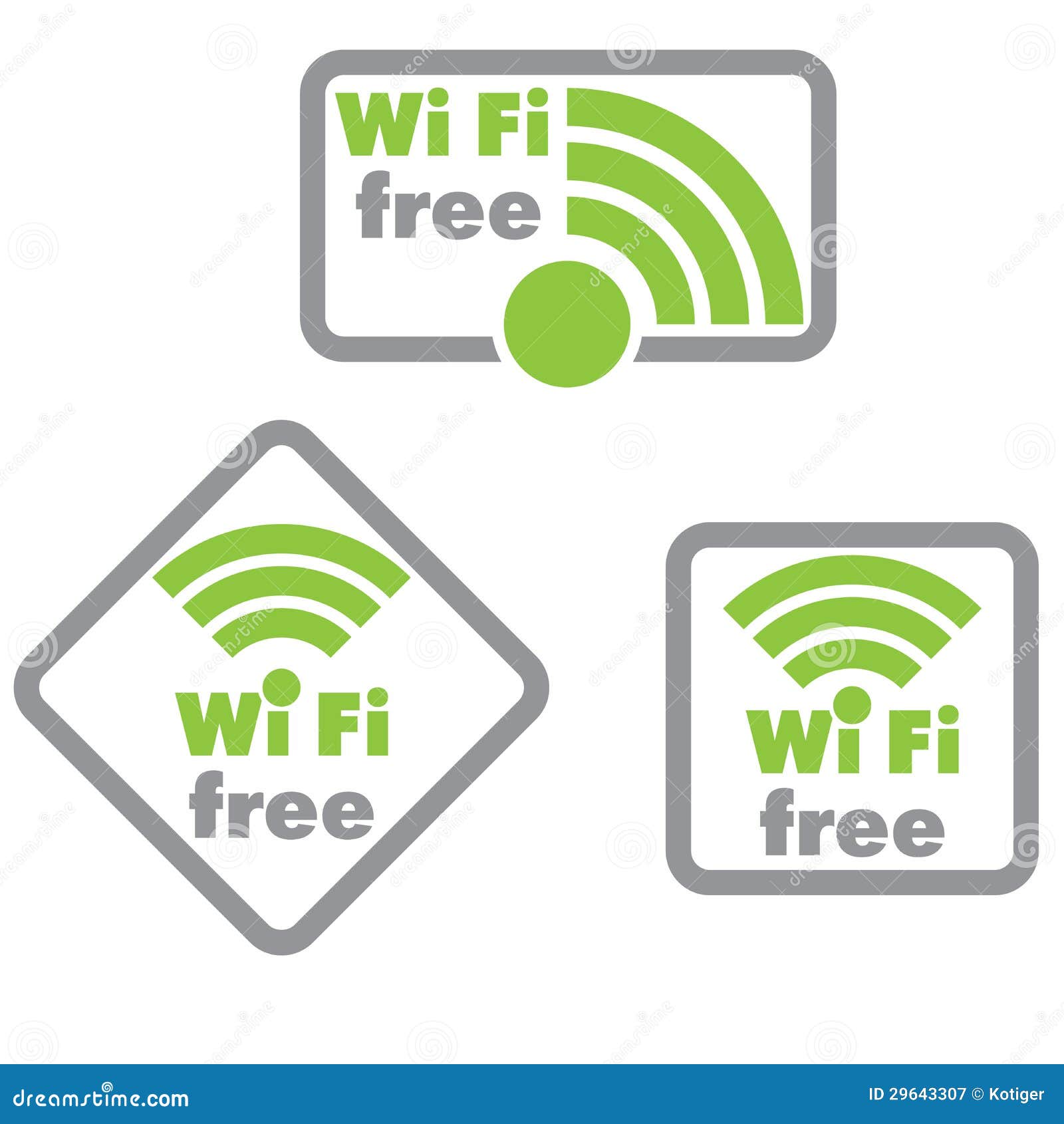 Free Wifi and Internet Sign Stock Vector - Illustration of information ...