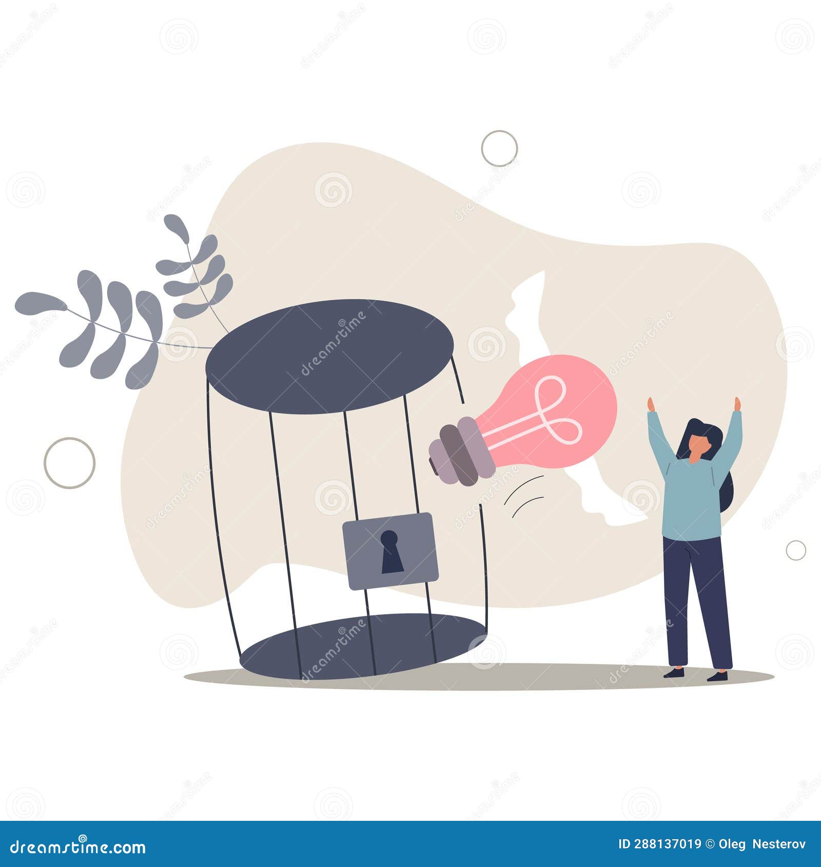 Free Your Mind and Let Creativity Idea and Imagination Fly, Mindfulness ...