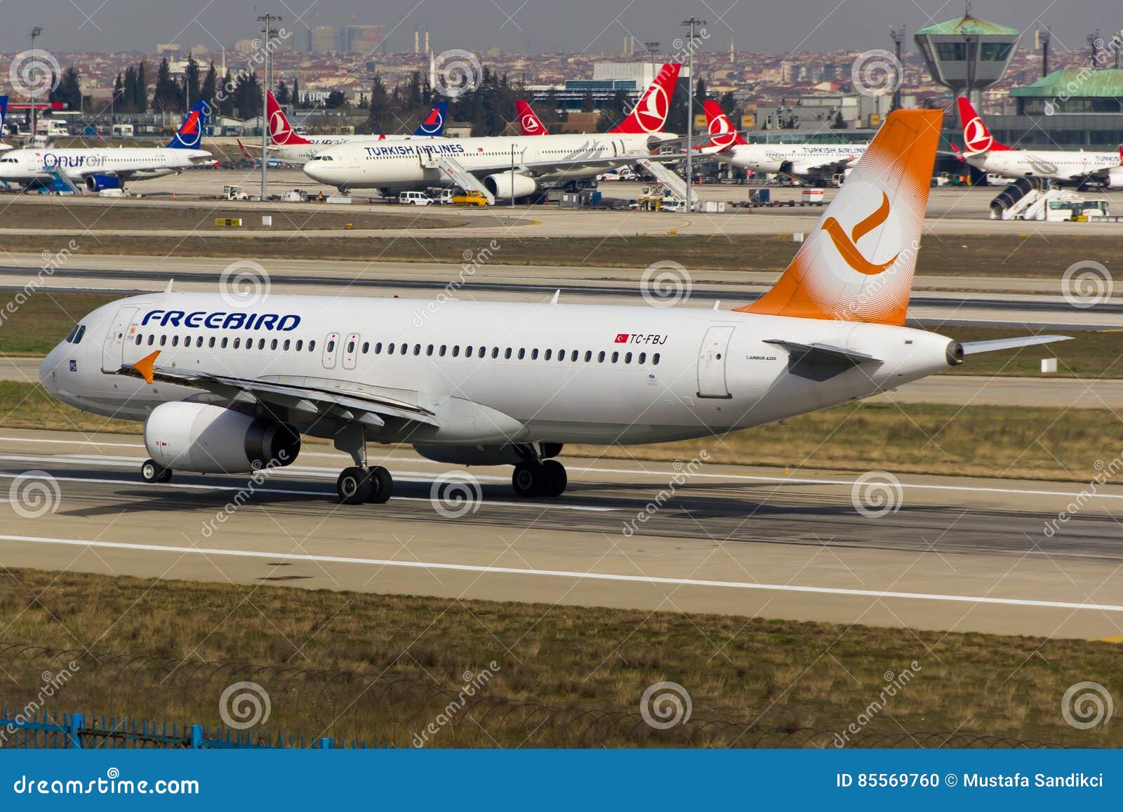 Freebird Airbus A320 Plane editorial image. Image of a320 - 85569760