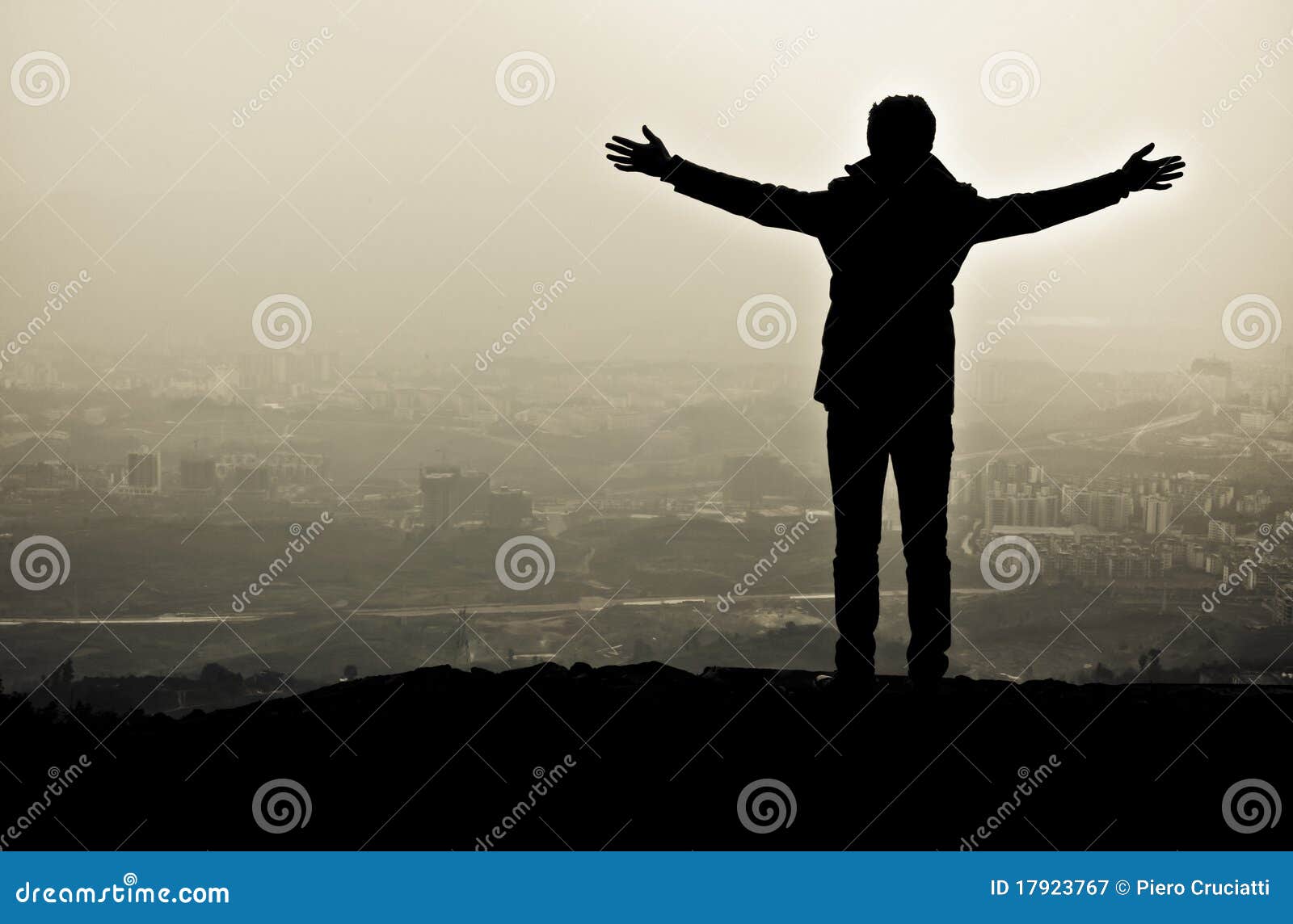 Freedom stock image. Image of smog, hand, freedom, wide - 17923767