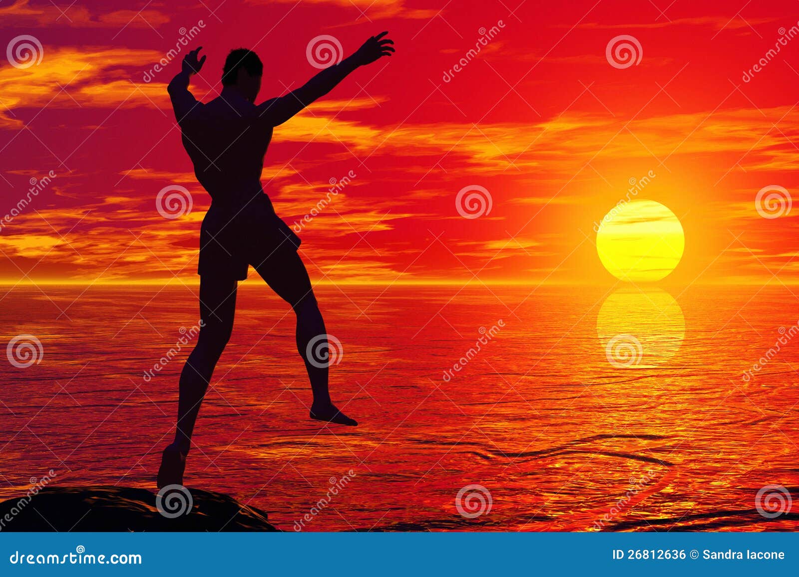 Freedom stock photo. Image of landscape, nature, facing - 26812636