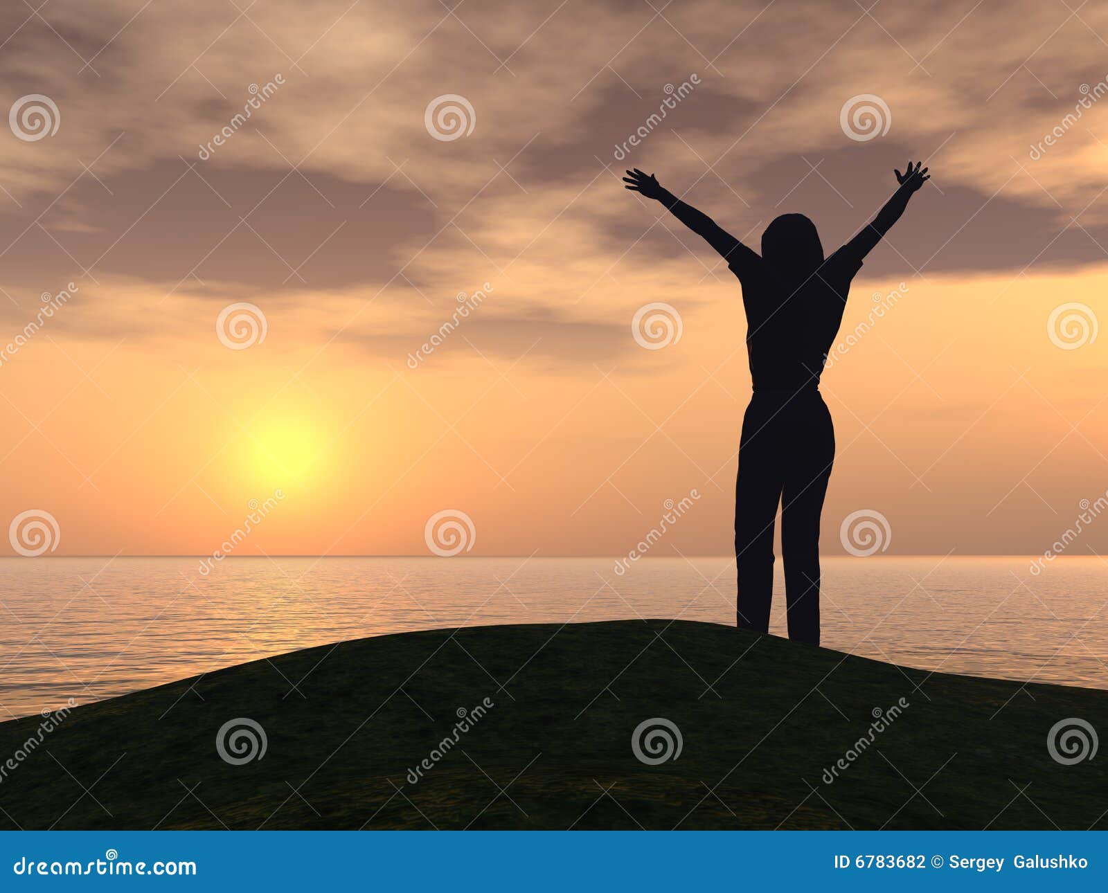 Freedom stock photo. Image of outdoors, hands, dusk, freedom - 6783682