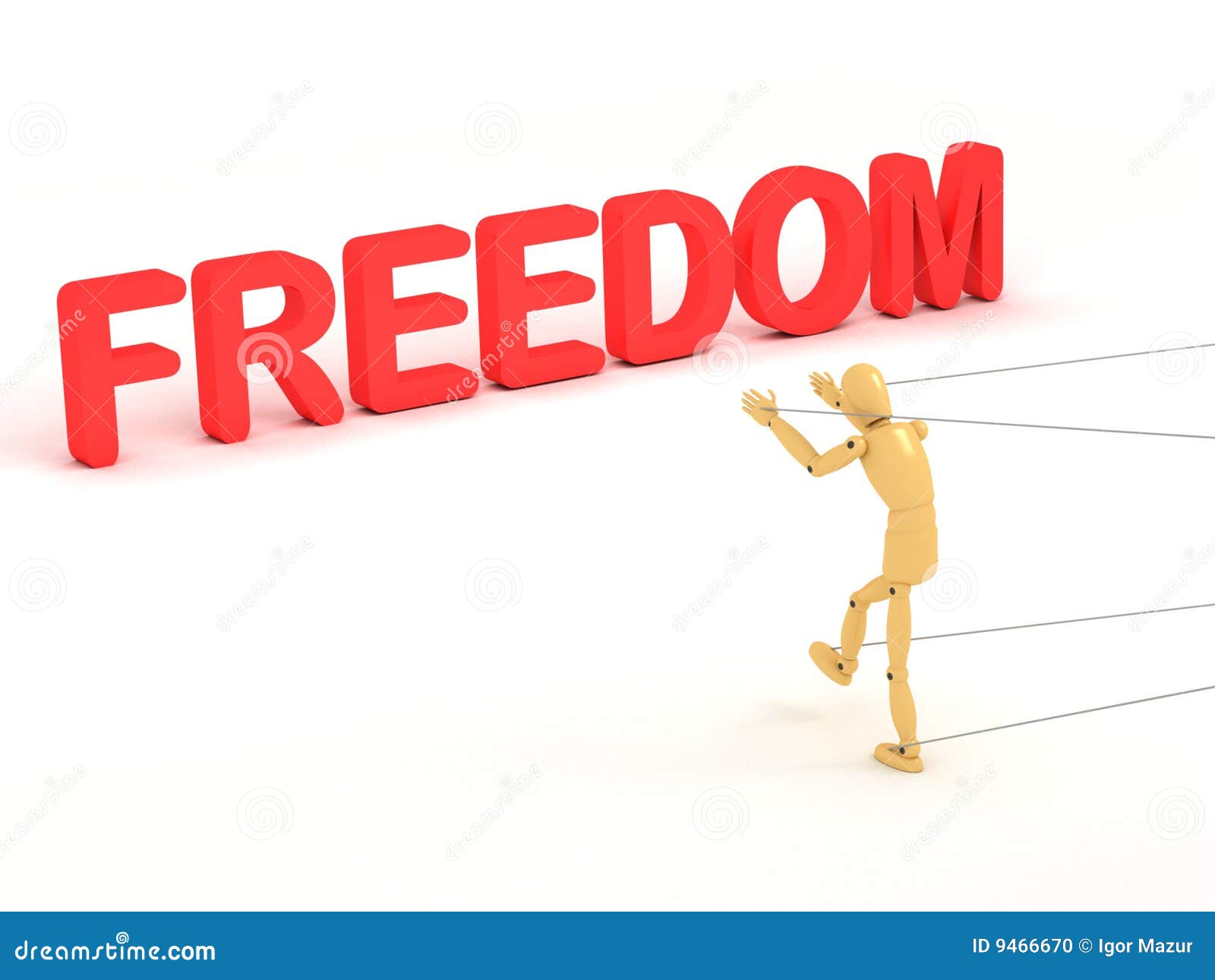 Freedom stock illustration. Illustration of color, activity - 9466670