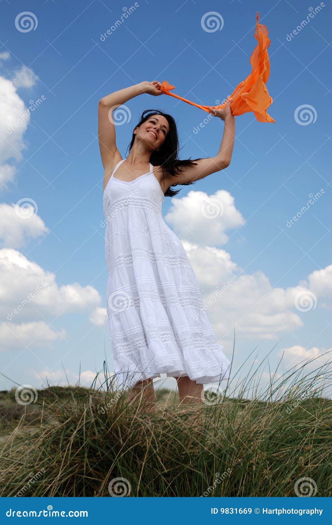 Freedom stock image. Image of windy, women, cheerful, happy - 9831669