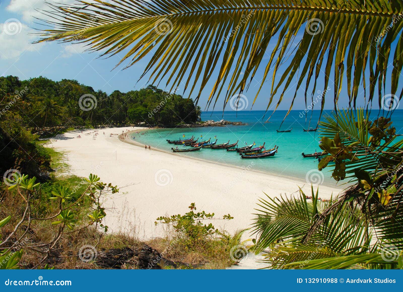 Freedom Beach in Phuket, Thailand Stock Photo - Image of scene ...