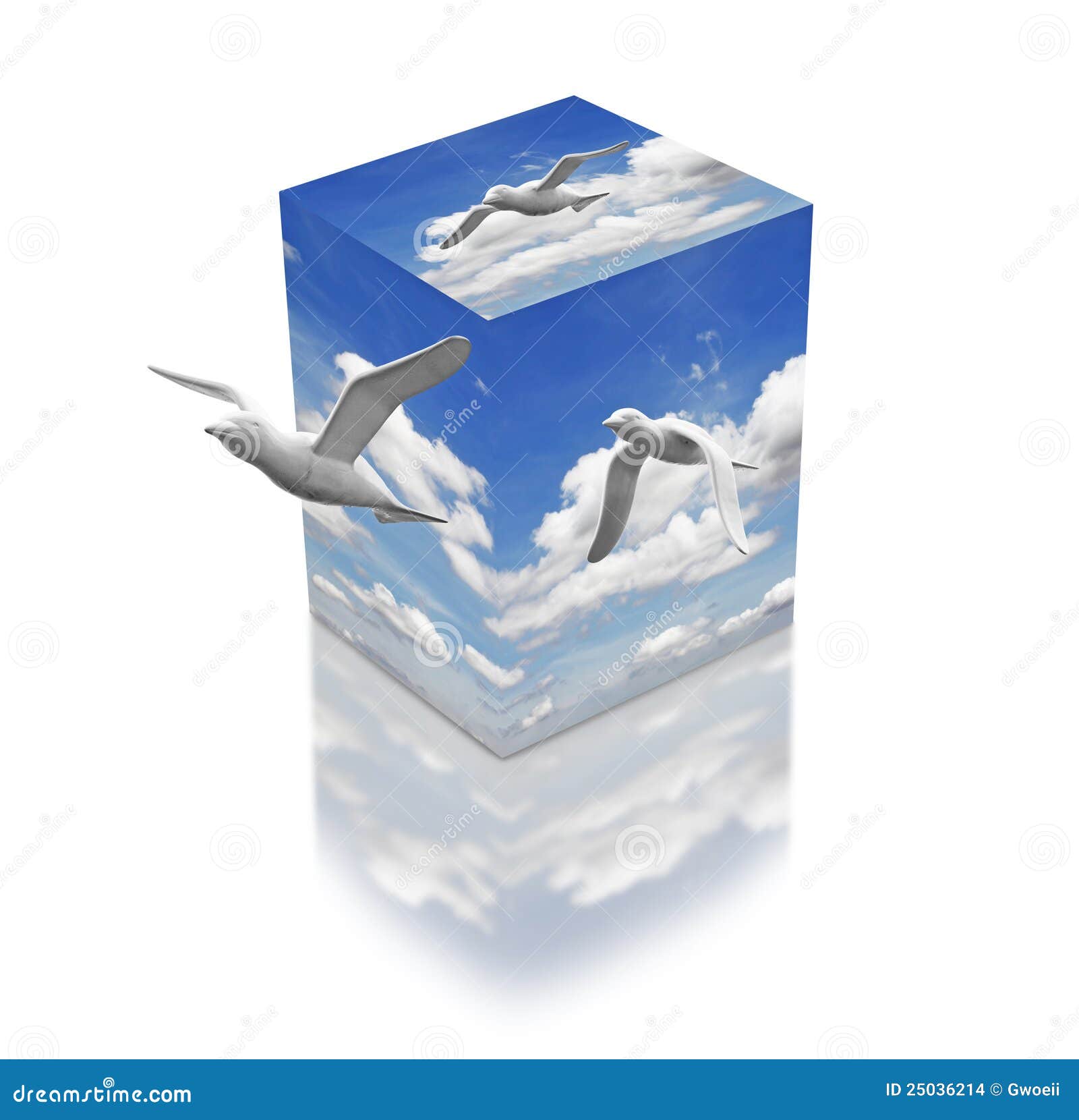 Freedom in a box. stock illustration. Illustration of fresh - 25036214