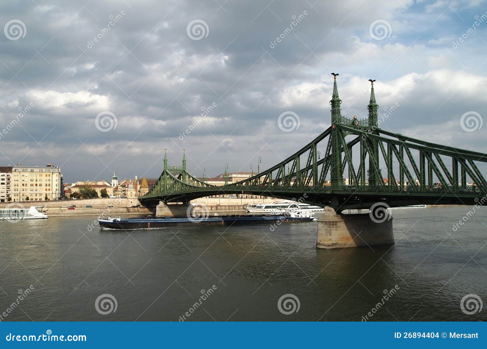 Freedom Bridge stock photo. Image of historical, metal - 26894404