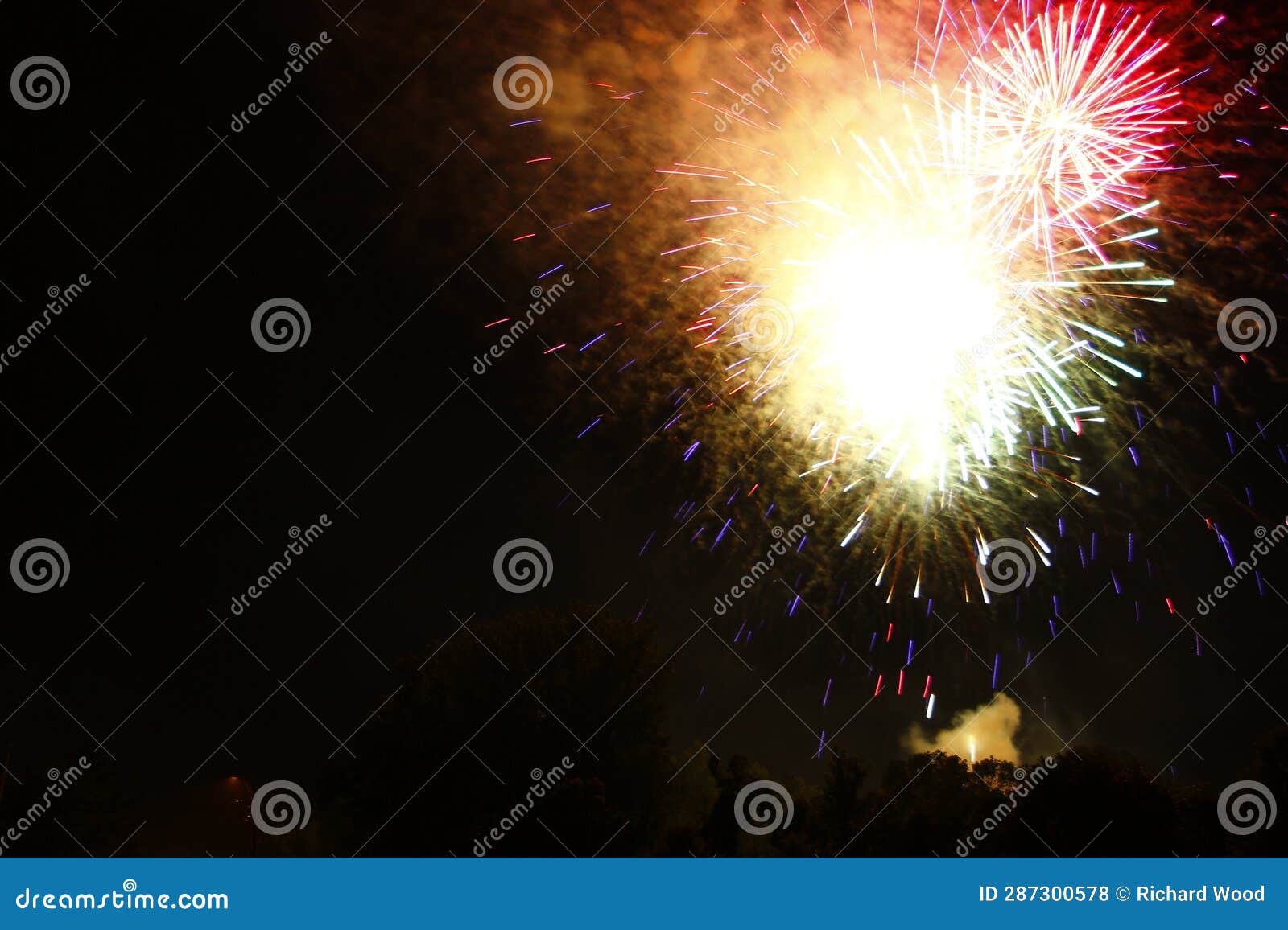Freedom Celebration Fireworks, June 26, 2022, Westerville, Ohio Stock ...
